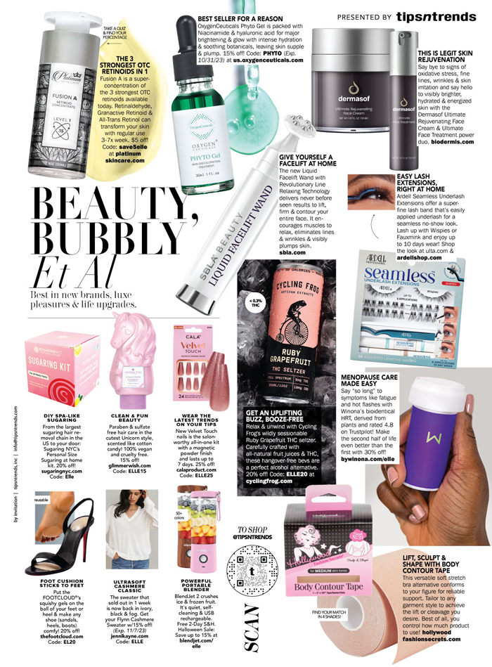 Elle – The premier edit-style marketing agency seen in top magazines